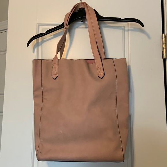LULU DHARMA | Bags | Lulu Dharma Pink Suede Tote Bag | Poshmark